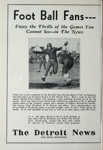 University of Detroit Football Collection :: UDM Libraries ...